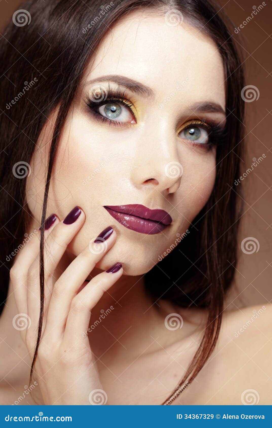 Makeup stock image. Image of fashion, beautiful, makeup - 34367329