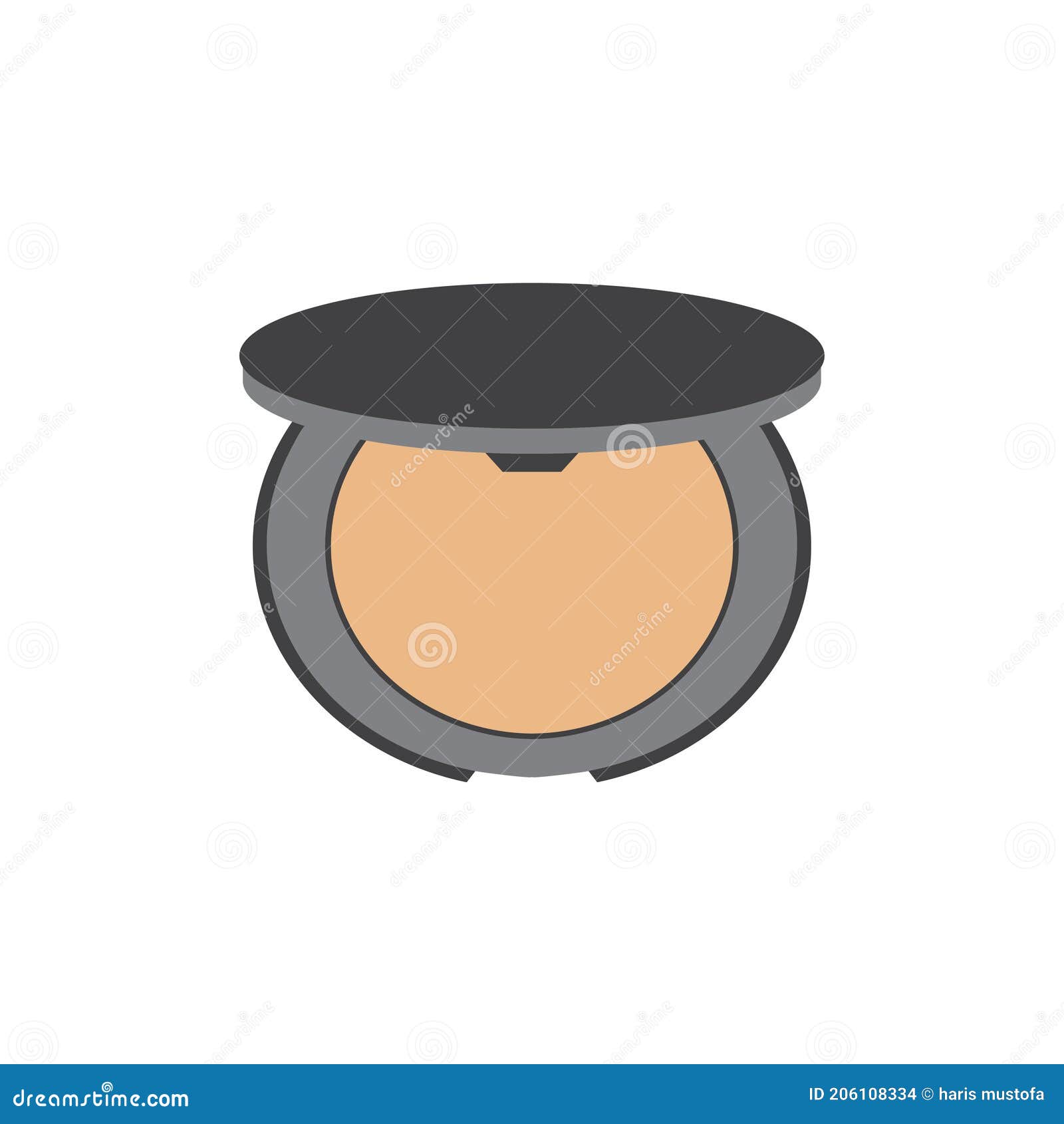 Makeup Powder Icon Design Template Vector Isolated Stock Illustration ...