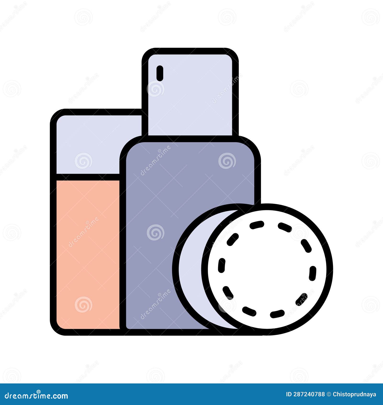 Makeup Remover Icon Vector Image. Can Also Be Used for Web Apps, Mobile ...