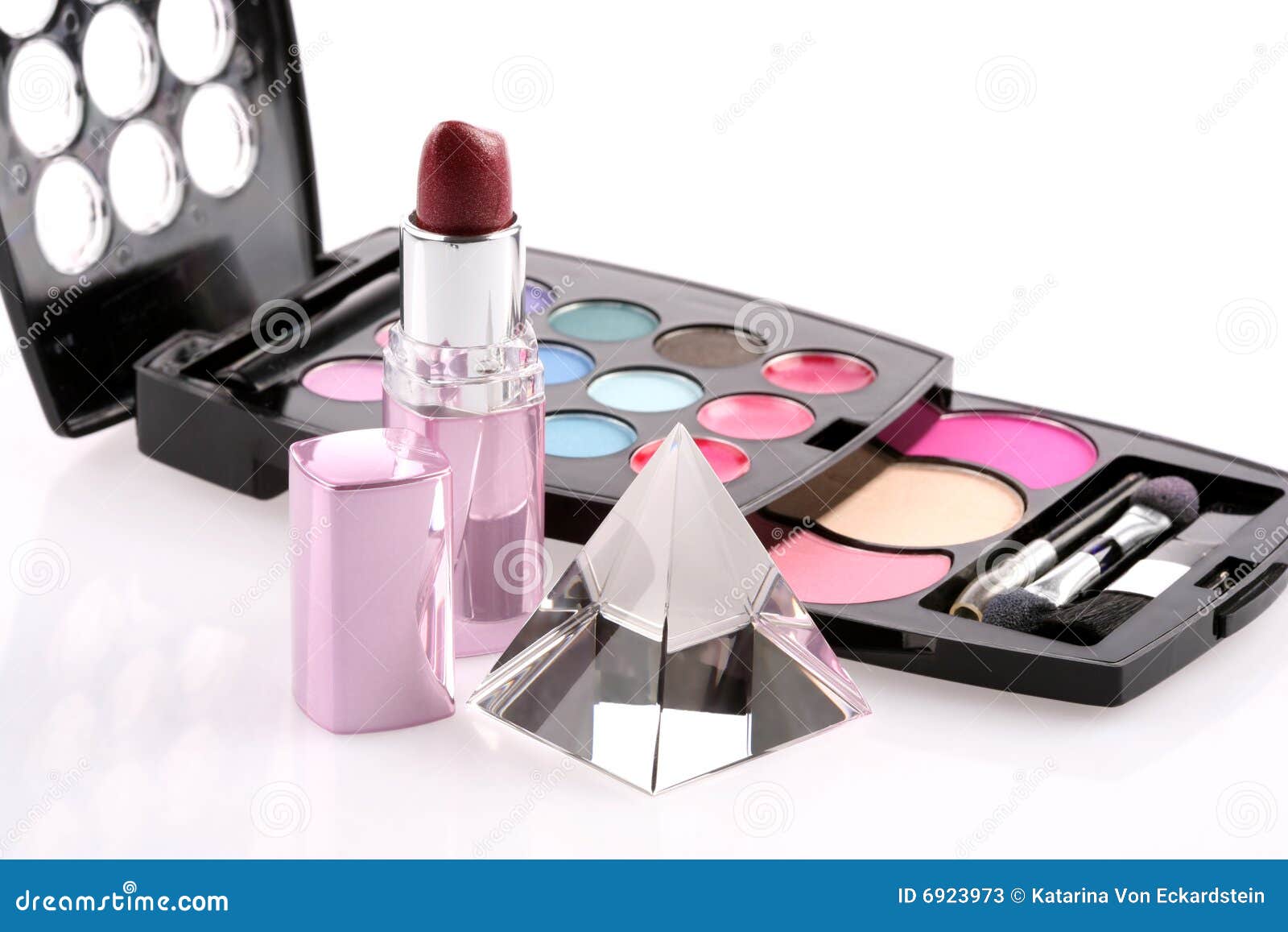 Makeup set stock image. Image of crystal, luxury, pink - 6923973