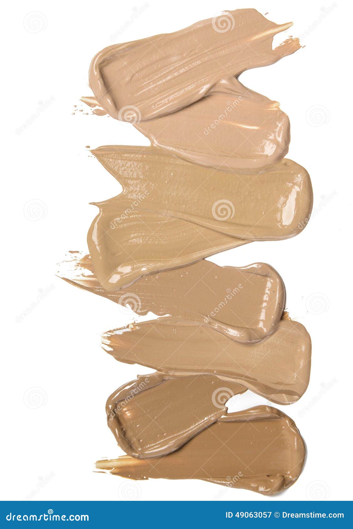 Makeup smudges stock image. Image of slices, foundation - 49063057