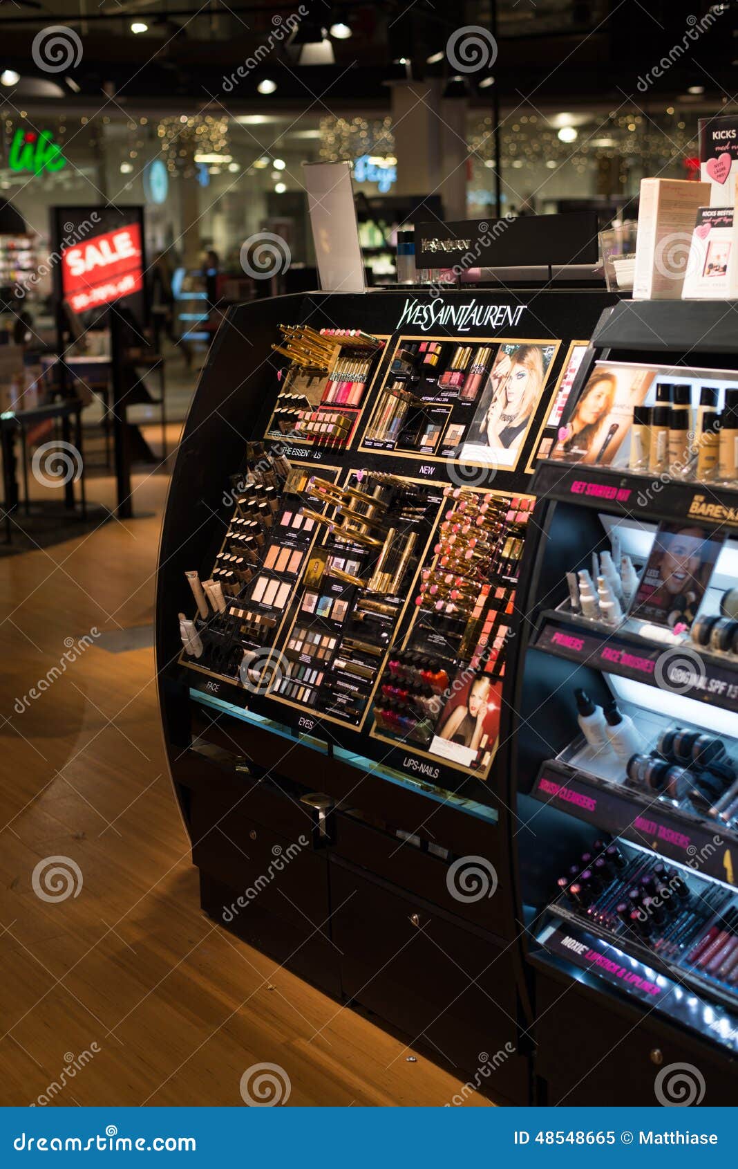 Makeup store editorial image. Image of makeup, mascara - 48548665