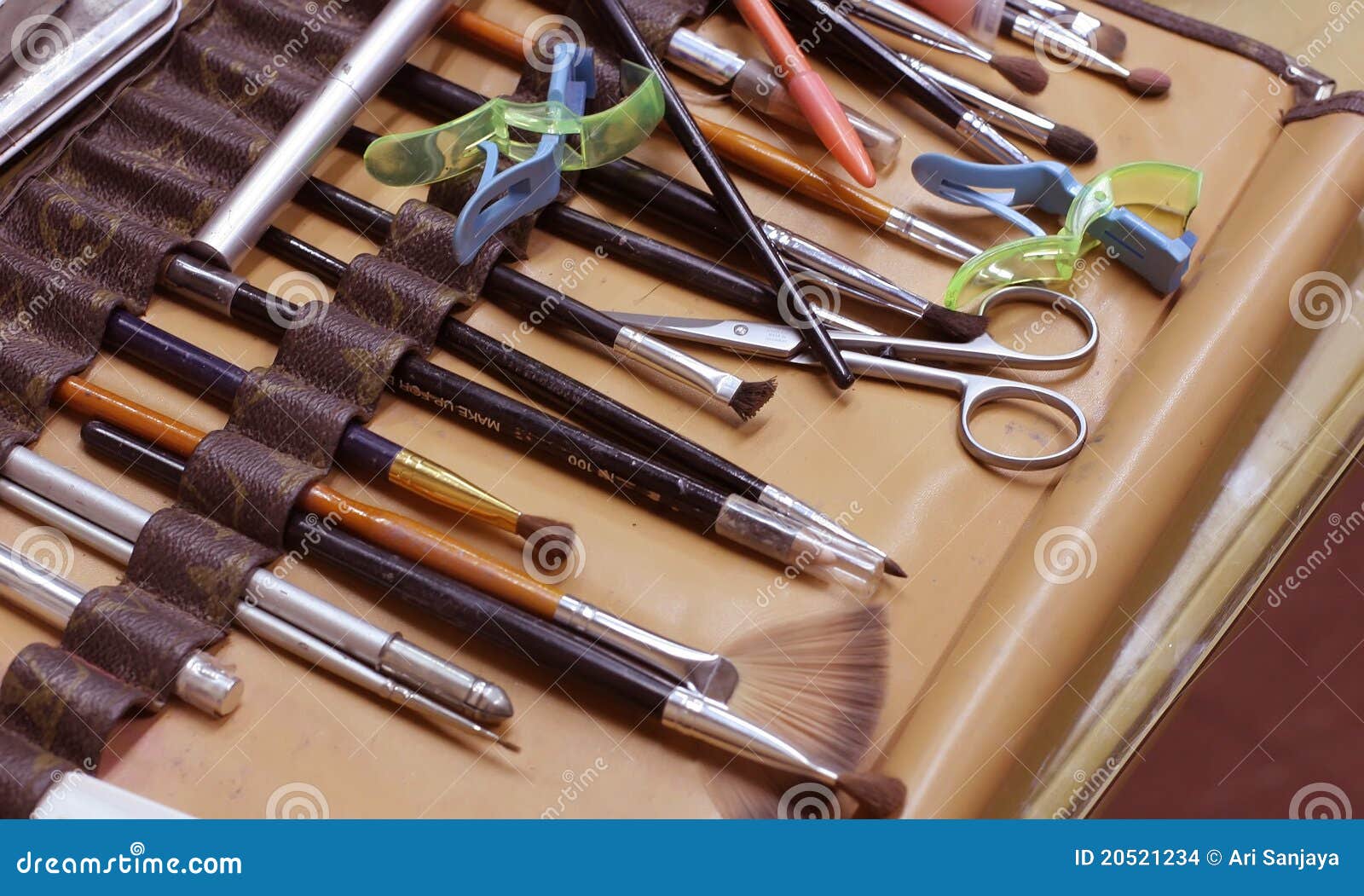 Makeup tools stock photo. Image of bags, beauty, hairdresser - 20521234