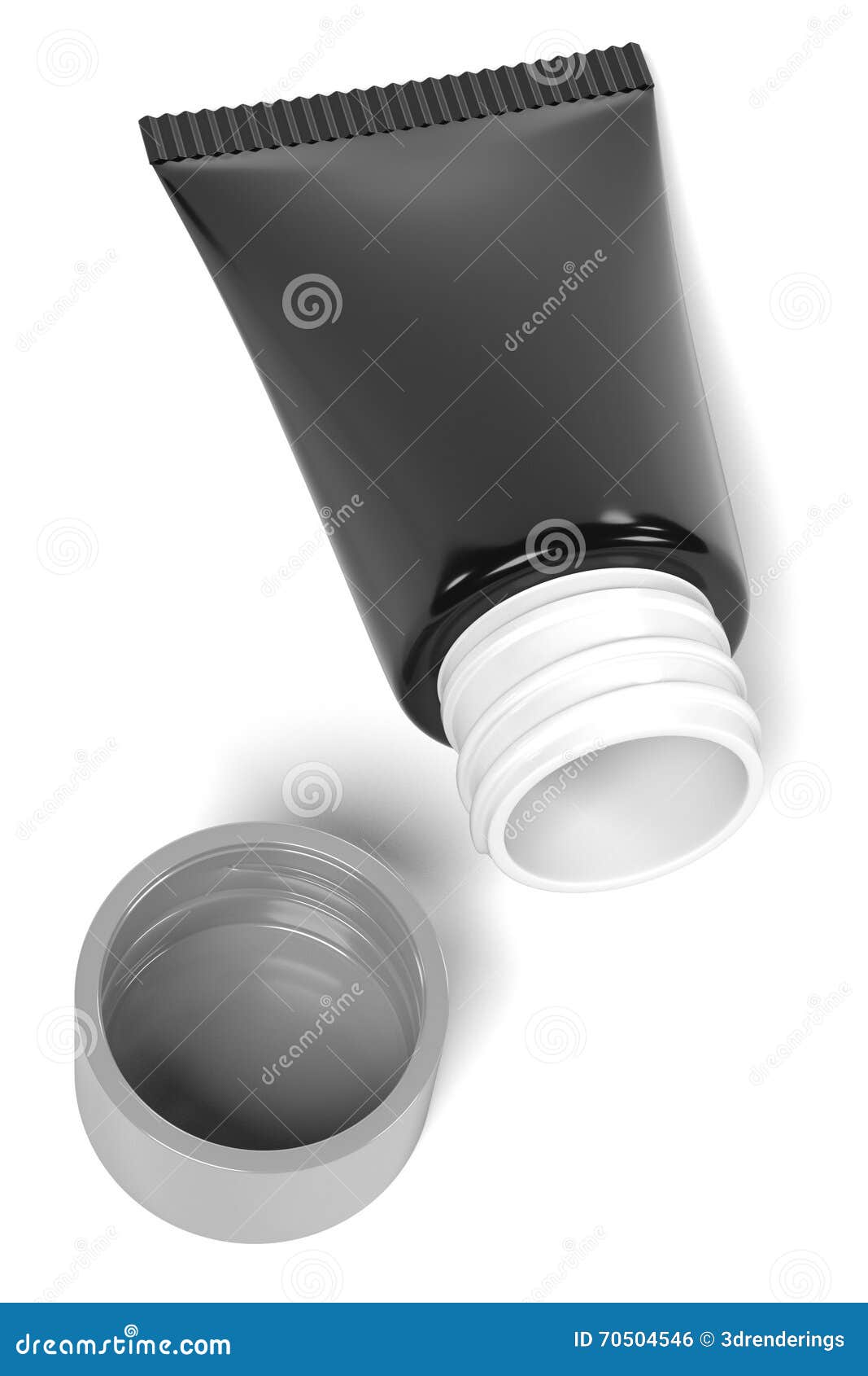 Makeup tube stock illustration. Illustration of renderings - 70504546