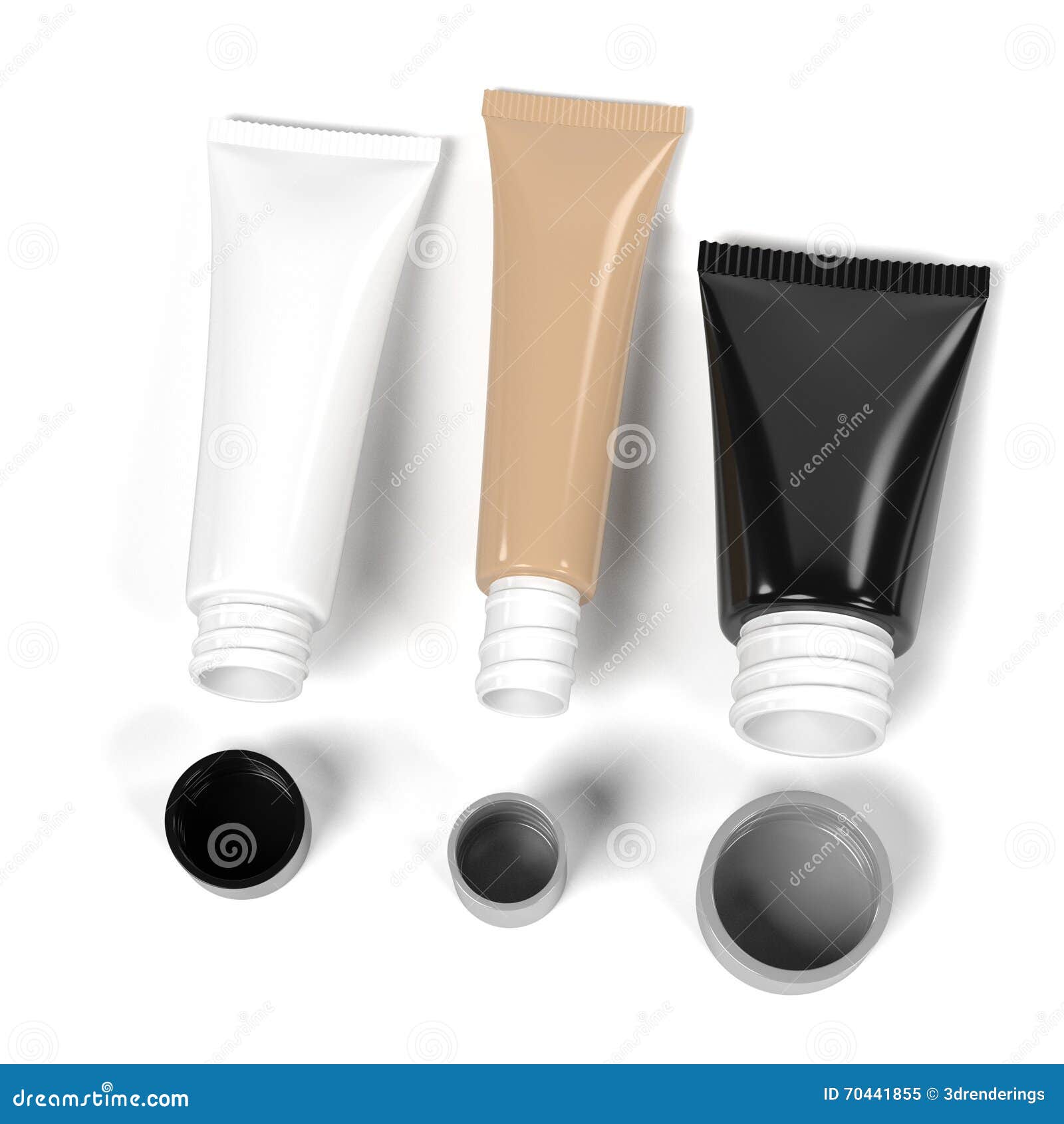 Makeup tubes stock illustration. Illustration of beauty - 70441855