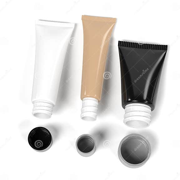 Makeup tubes stock illustration. Illustration of beauty - 70441855