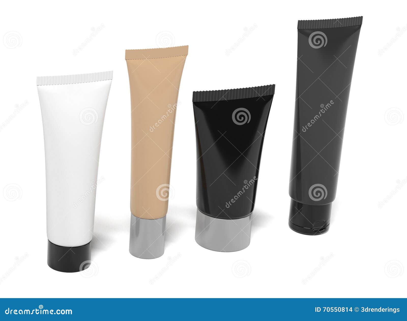 Makeup tubes stock illustration. Illustration of face - 70550814