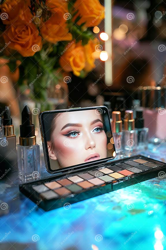 A Makeup Tutorial Video Playing on a Smartphone, Highlighting Trends ...