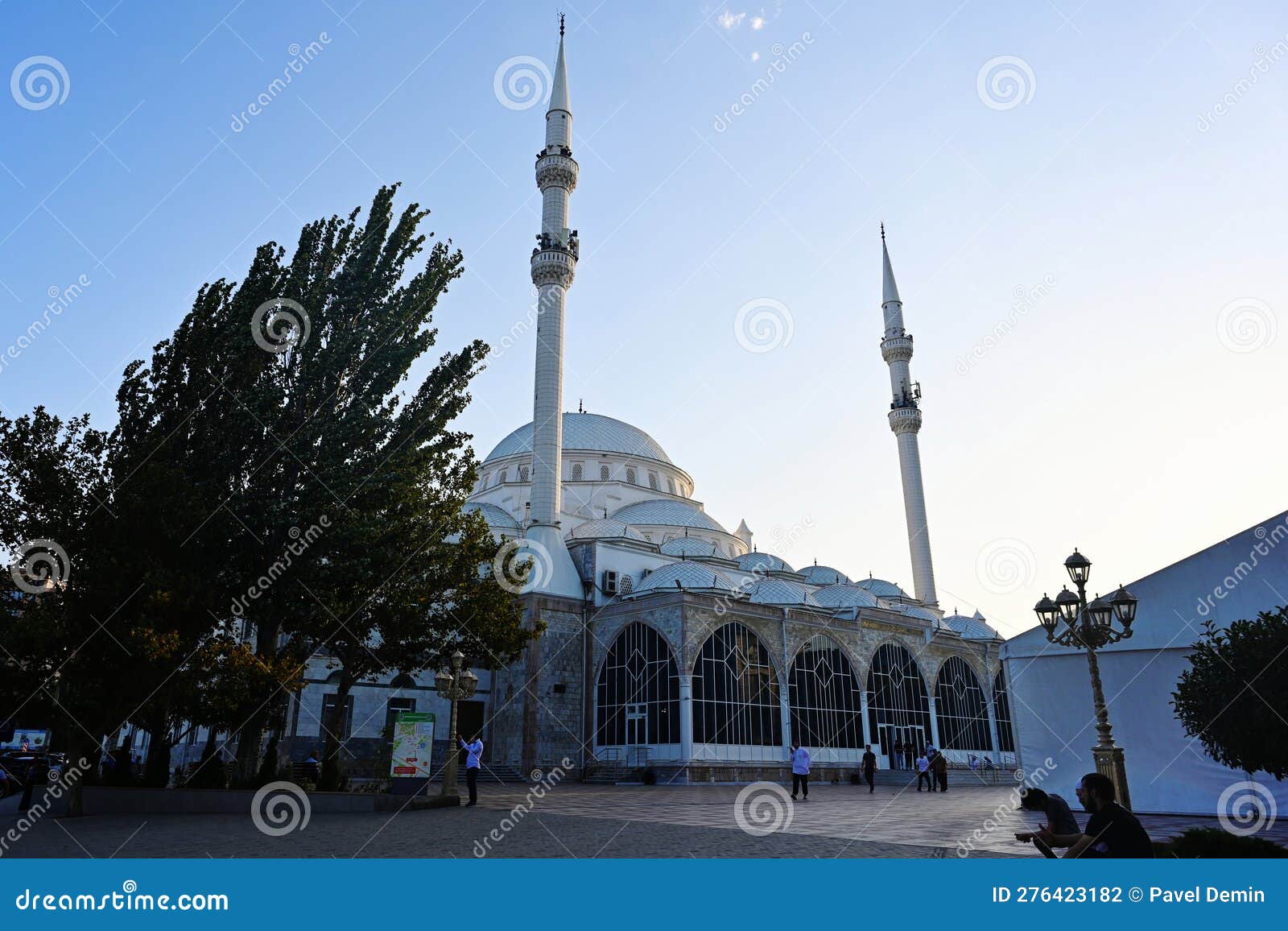 Juma Mosque Building in Makhachkala City Editorial Photography - Image ...