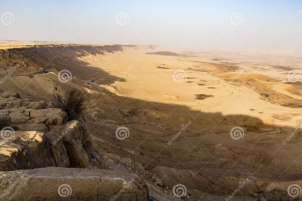 Makhtesh Ramon, Israel stock photo. Image of nature, copy - 86538932