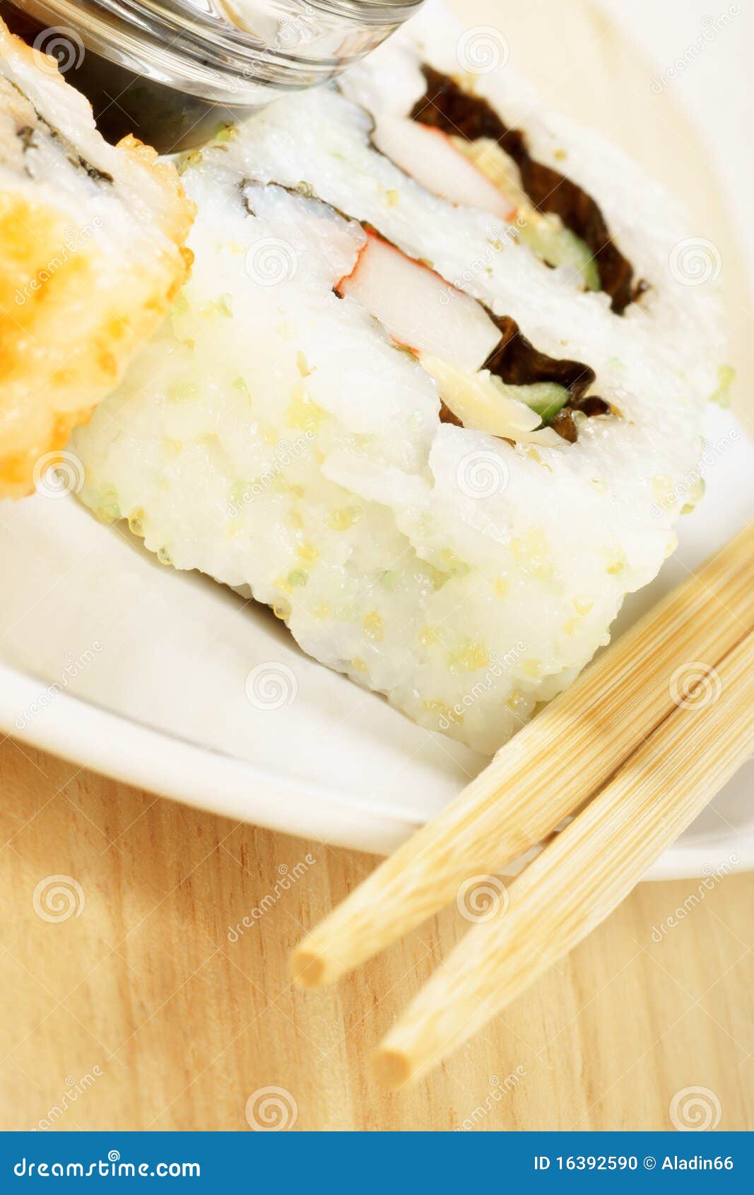 Maki sushi close-up stock photo. Image of cuisine, sushi - 16392590