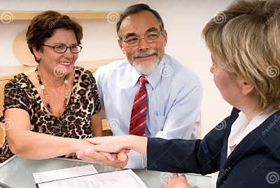 Making a agreement stock photo. Image of businesspeople - 7726790