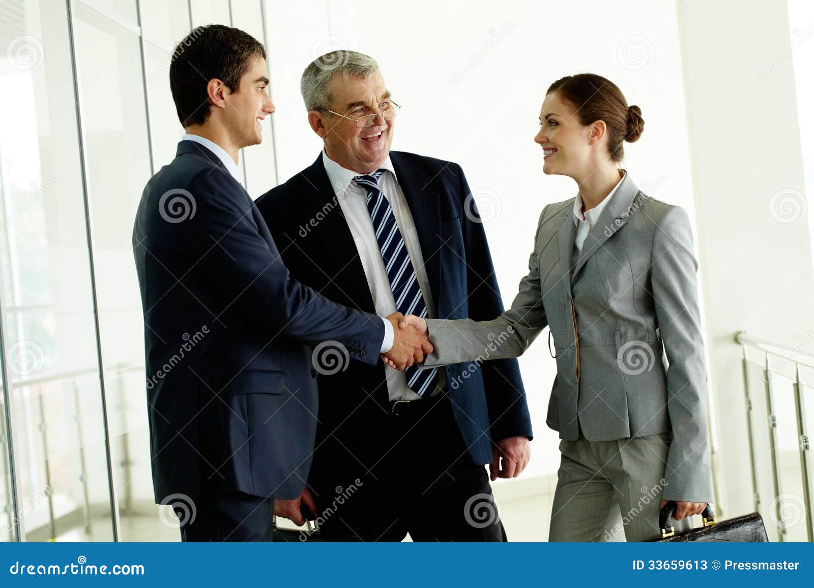 Making agreement stock image. Image of businessman, partner - 33659613