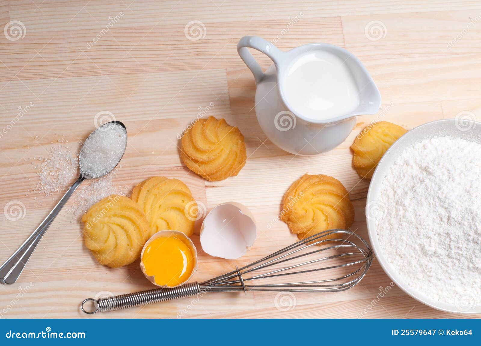 Making baking cookies stock image. Image of dessert, fresh - 25579647