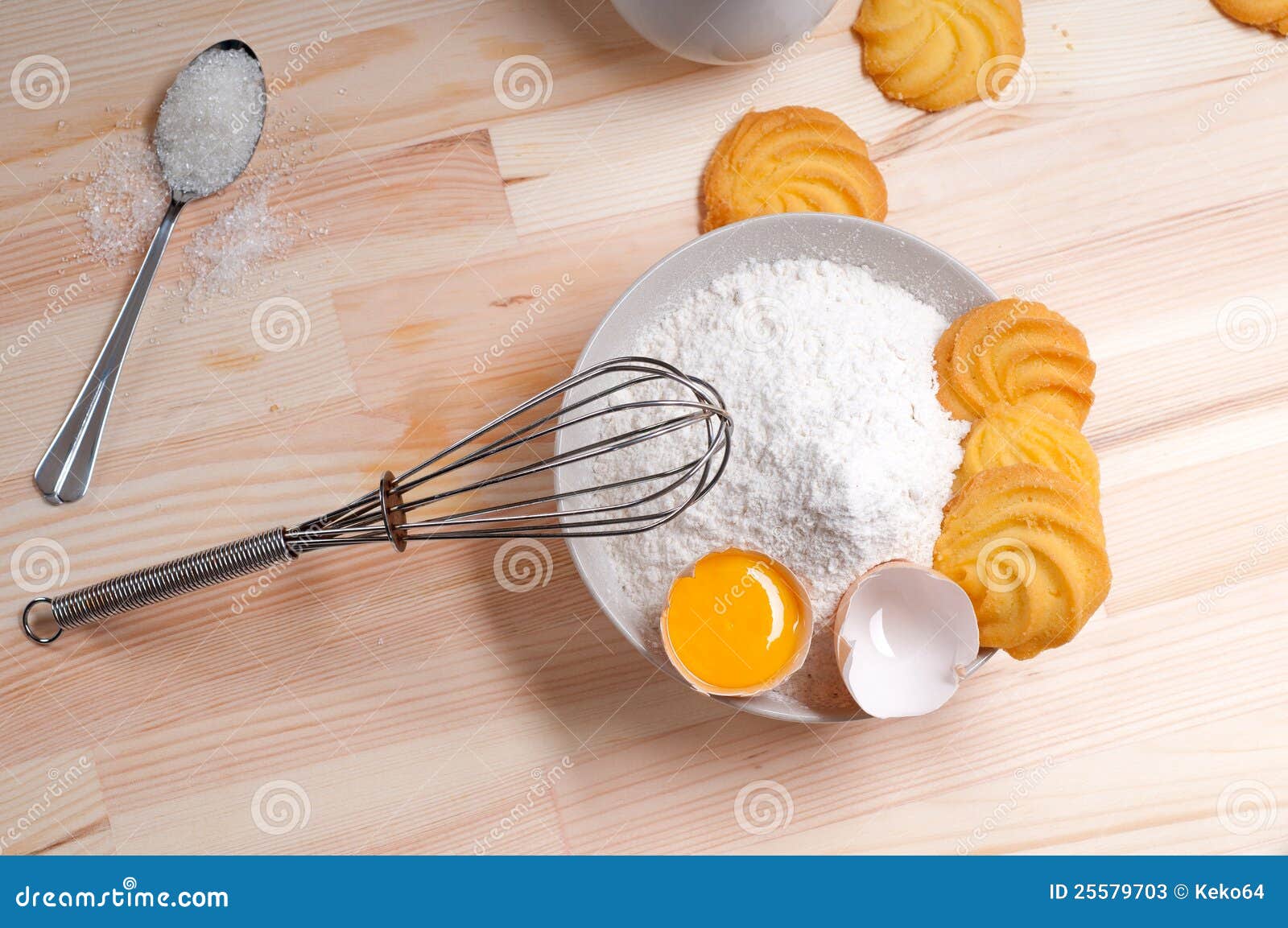 Making baking cookies stock image. Image of making, preparation - 25579703