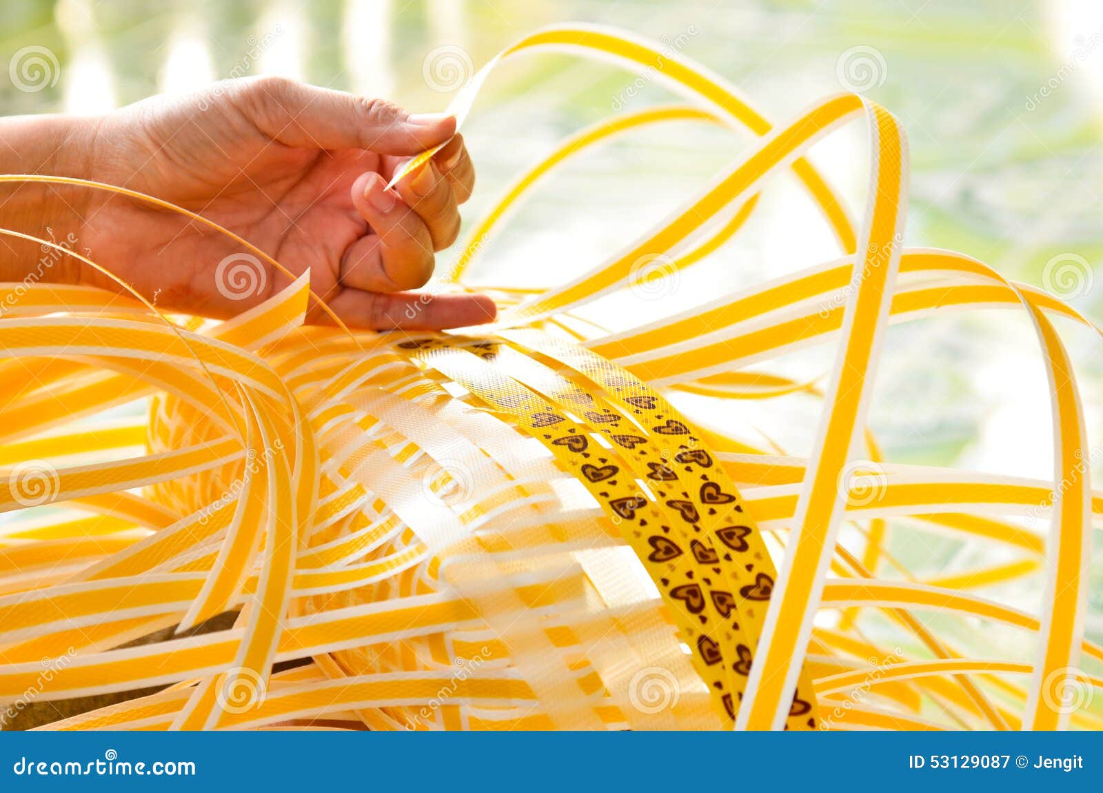 Making a Basket stock image. Image of basketry, woven - 53129087