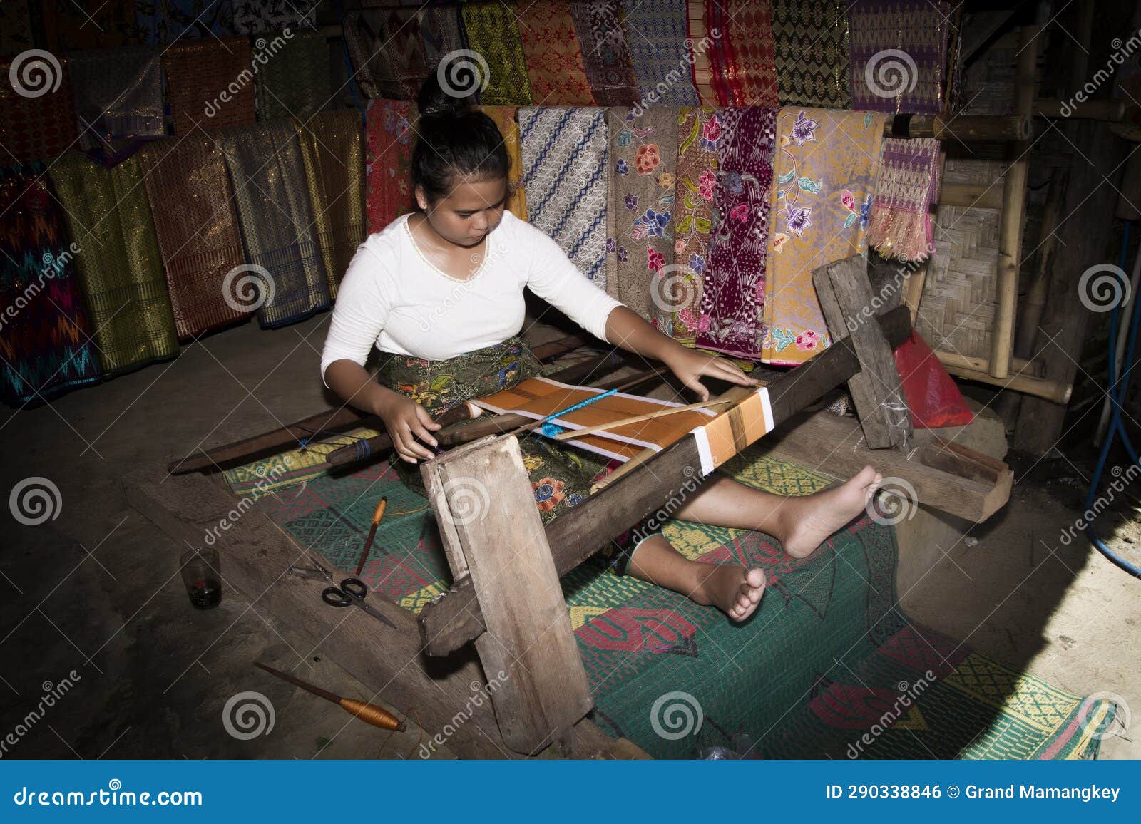 Making Batik Stamp Editorial Photo | CartoonDealer.com #35473357