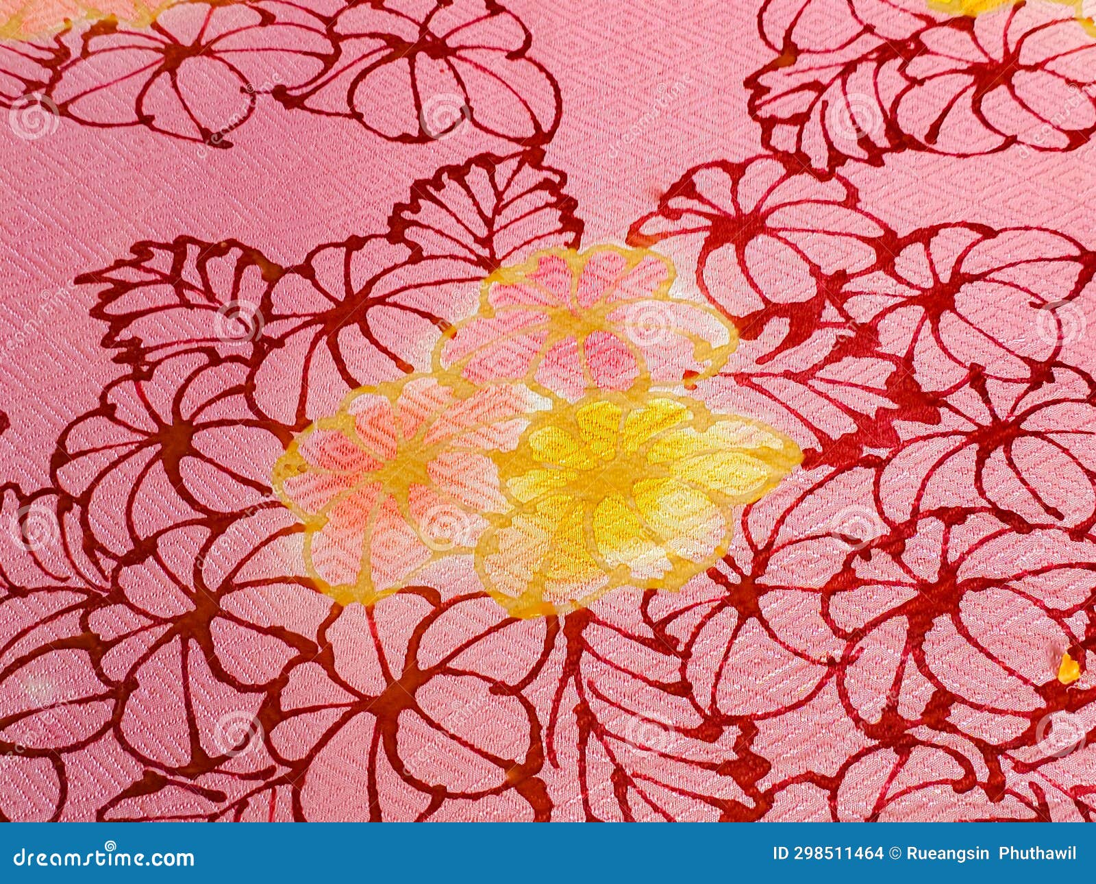 Making Batik by Drawing Beautiful Patterns by Hand Stock Photo - Image ...