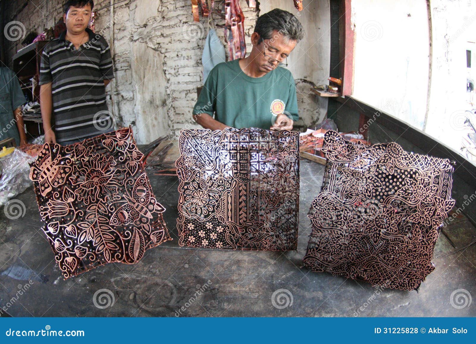 Making batik stamp editorial stock photo. Image of ethnic - 31225828