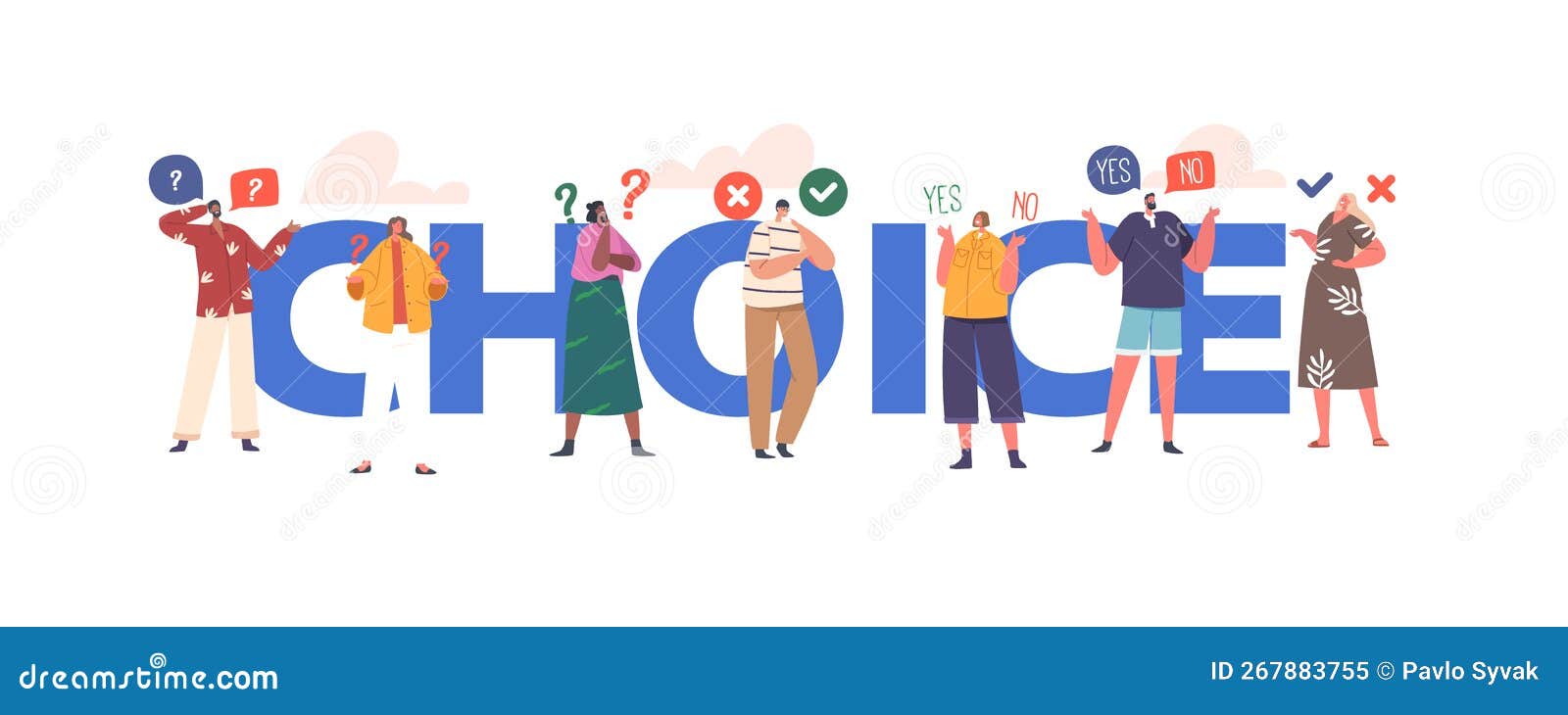 Making the Best Choice Concept. Problem of Finding Solution Stock ...