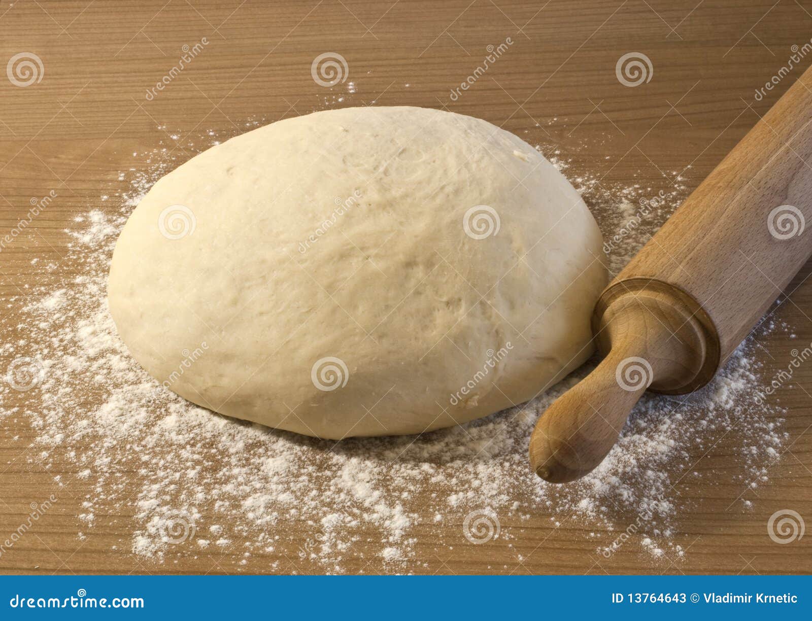 Making bread dough stock image. Image of cookery, cake - 13764643