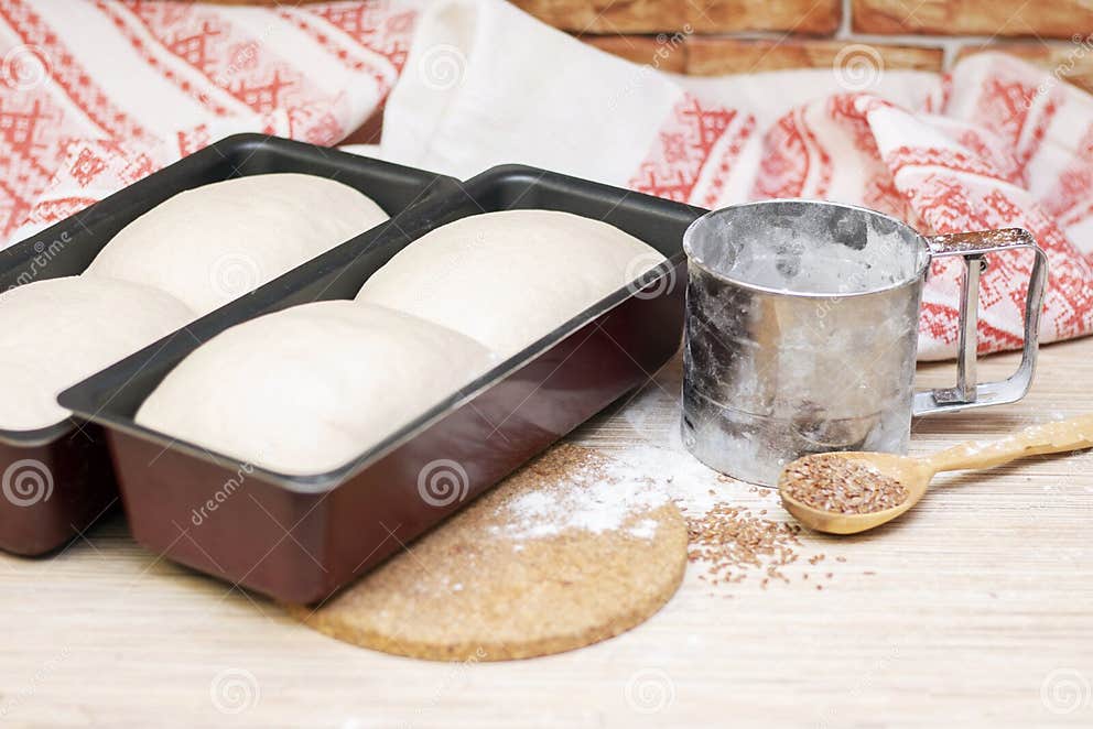 Making bread stock photo. Image of construction, bread - 176447538