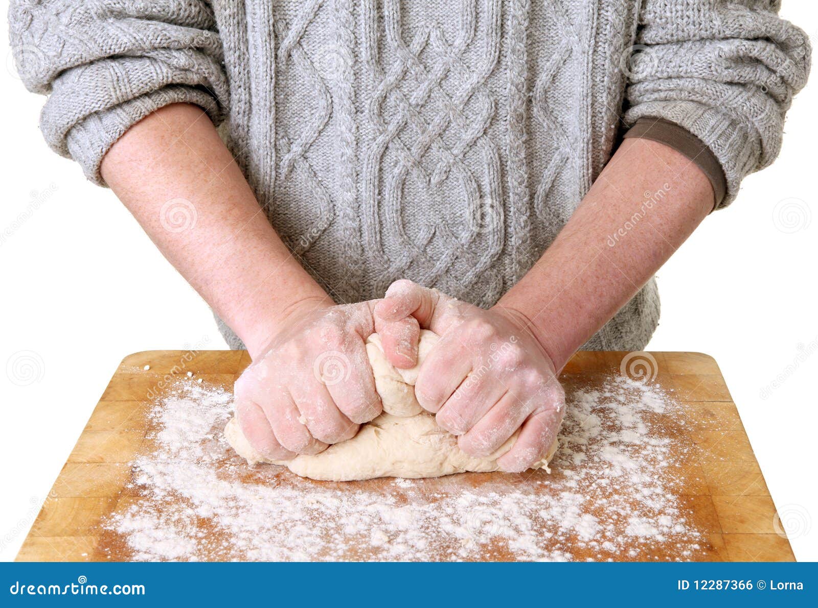 Beating Bread Dough Royalty-Free Stock Photography | CartoonDealer.com ...