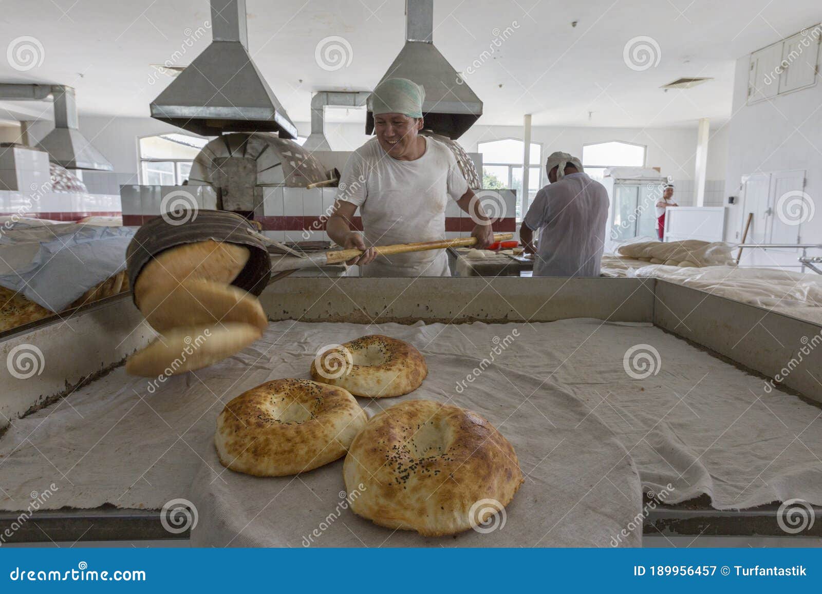 Making Bread, Tashkent, Uzbekistan Editorial Photography - Image of ...