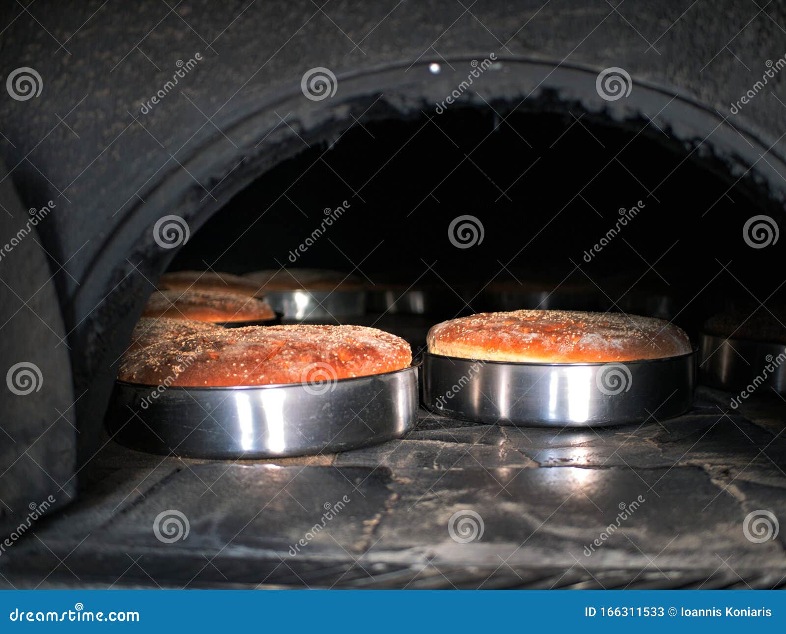 Making Bread in a Traditional Furnace Stock Image - Image of furnace ...