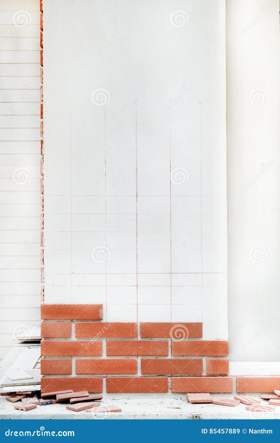 Making Toy Bricks Pyramid. Play Matching Pieces. Vector Simple ...