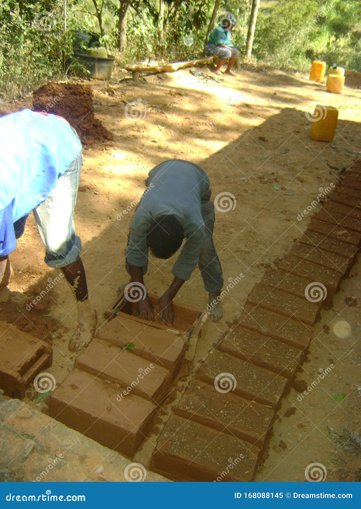 Men at work, manual work editorial image. Image of grasslands - 168088145