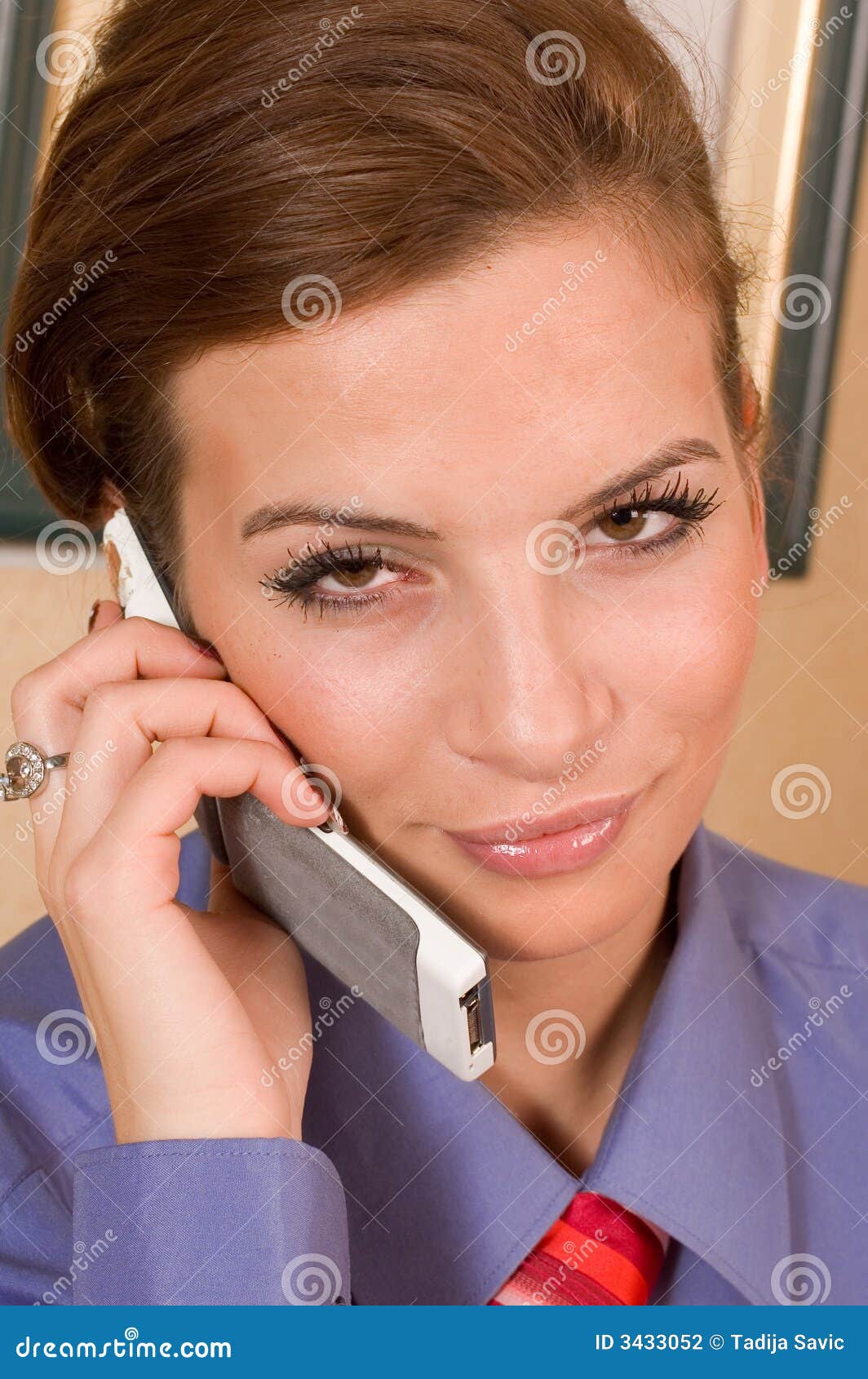 Making a call stock photo. Image of attractive, connectivity - 3433052