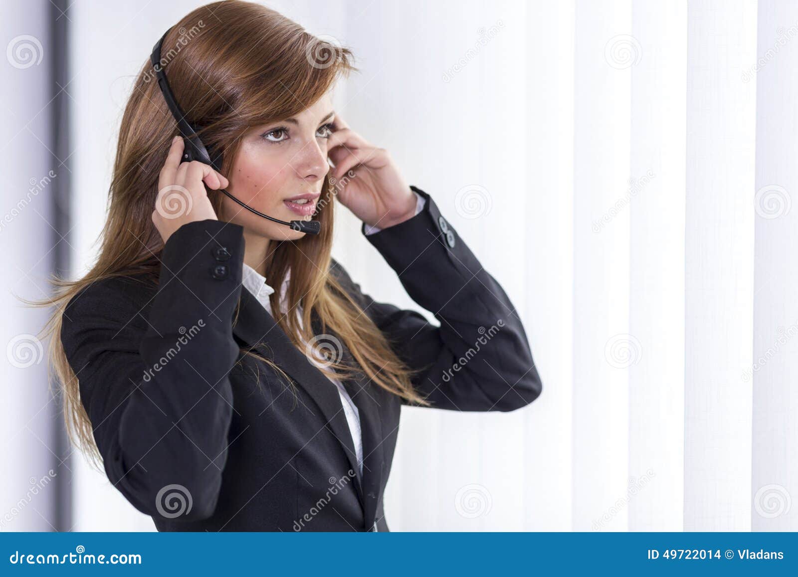 Making a call stock photo. Image of contemporary, headset - 49722014