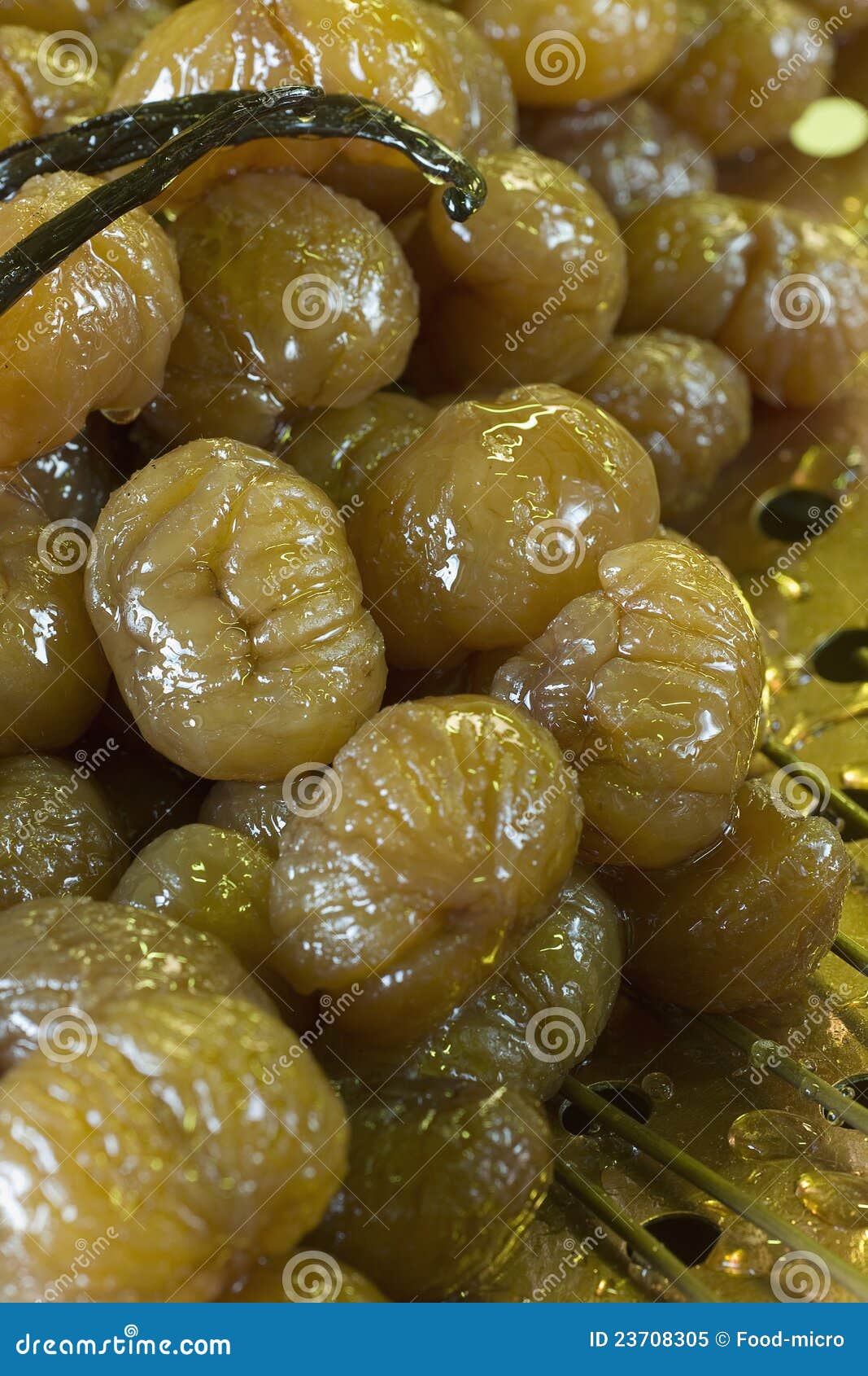 Making candied chestnuts stock image. Image of spice - 23708305