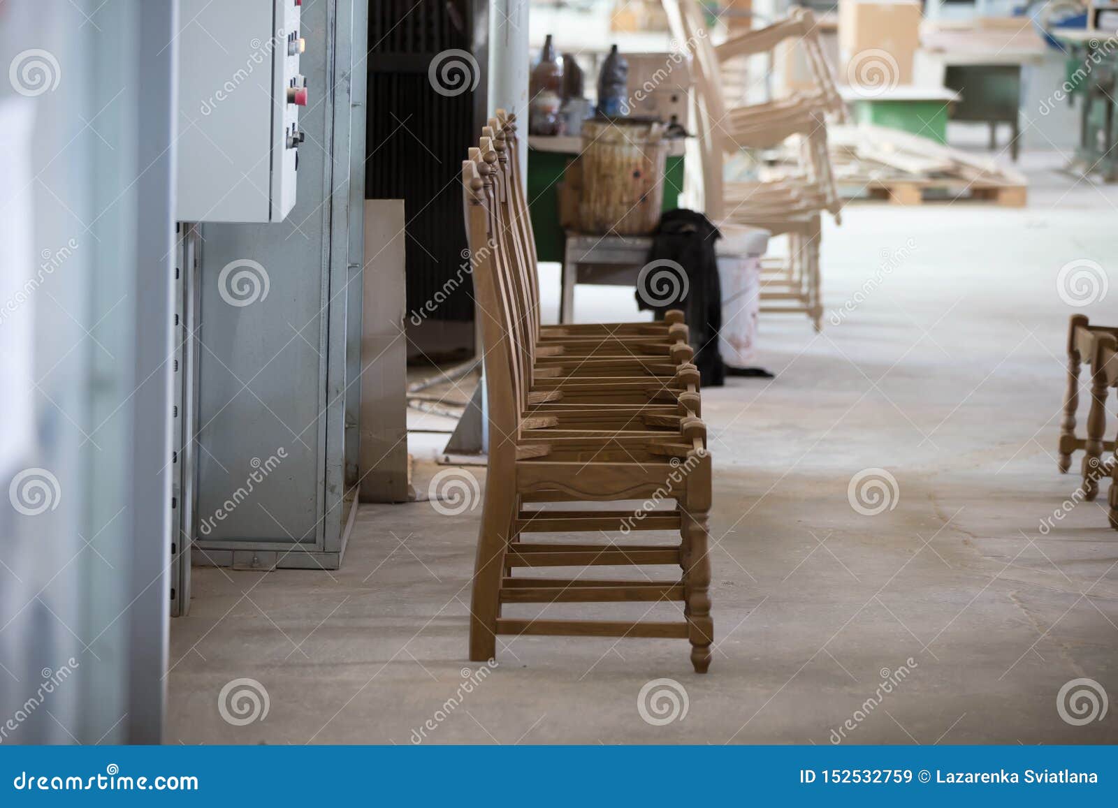 Making Chairs.Manufacture of Chairs Stock Image - Image of expertise ...