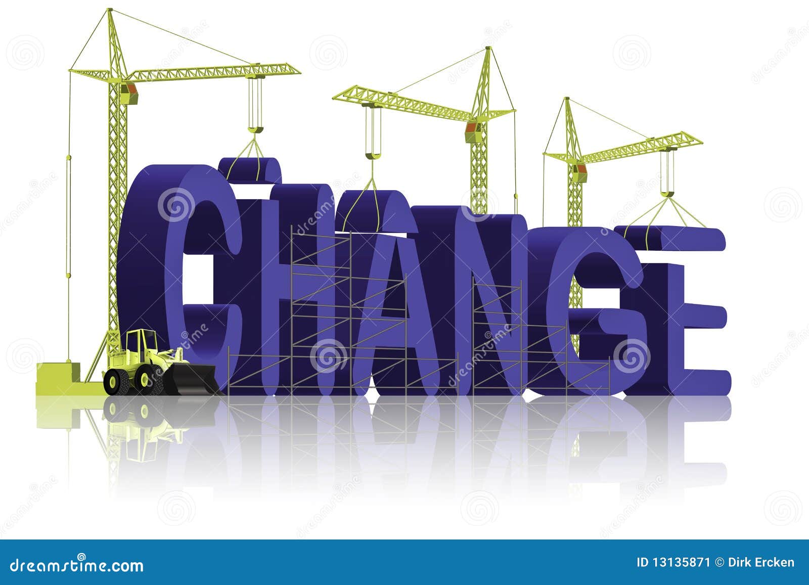 Making a Change Different Evolution Stock Illustration - Illustration ...