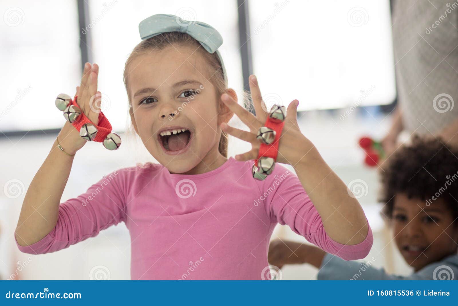 Making cheerful music stock photo. Image of kids, learning - 160815536