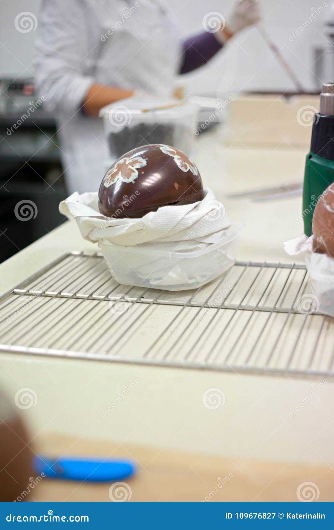 Making Chocolate. Chocolate Factory. Stock Image - Image of factory ...