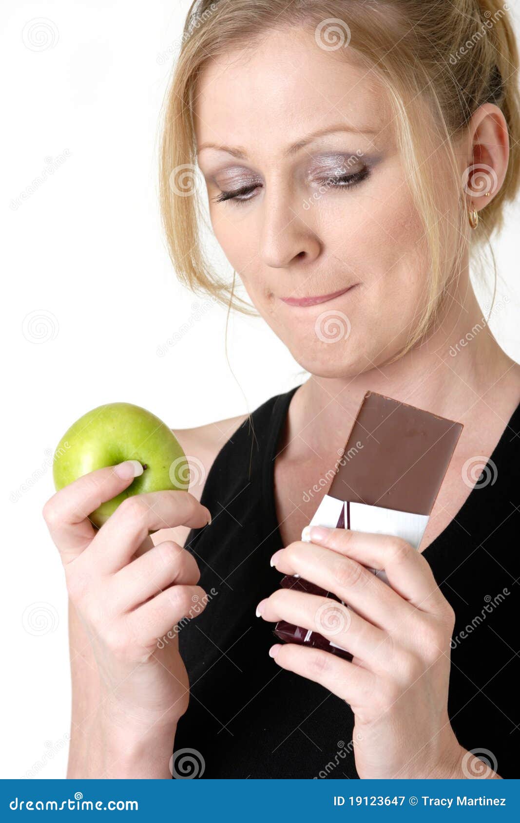 Making a choice stock image. Image of choose, heath, woman - 19123647