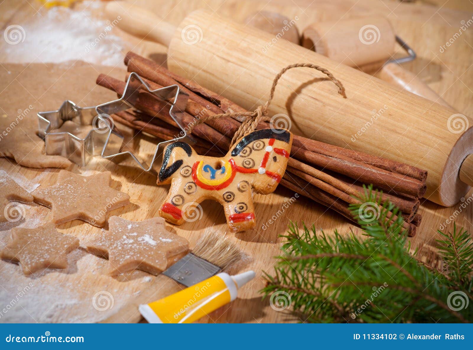 Making christmas cookies stock photo. Image of ingredients - 11334102