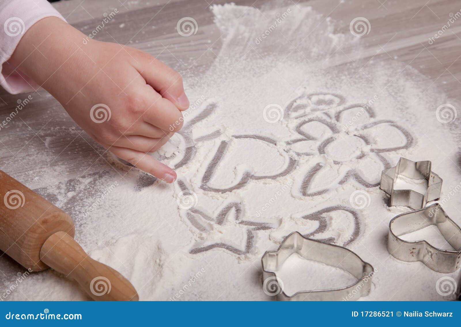 Making Christmas Cookies stock image. Image of baking - 17286521