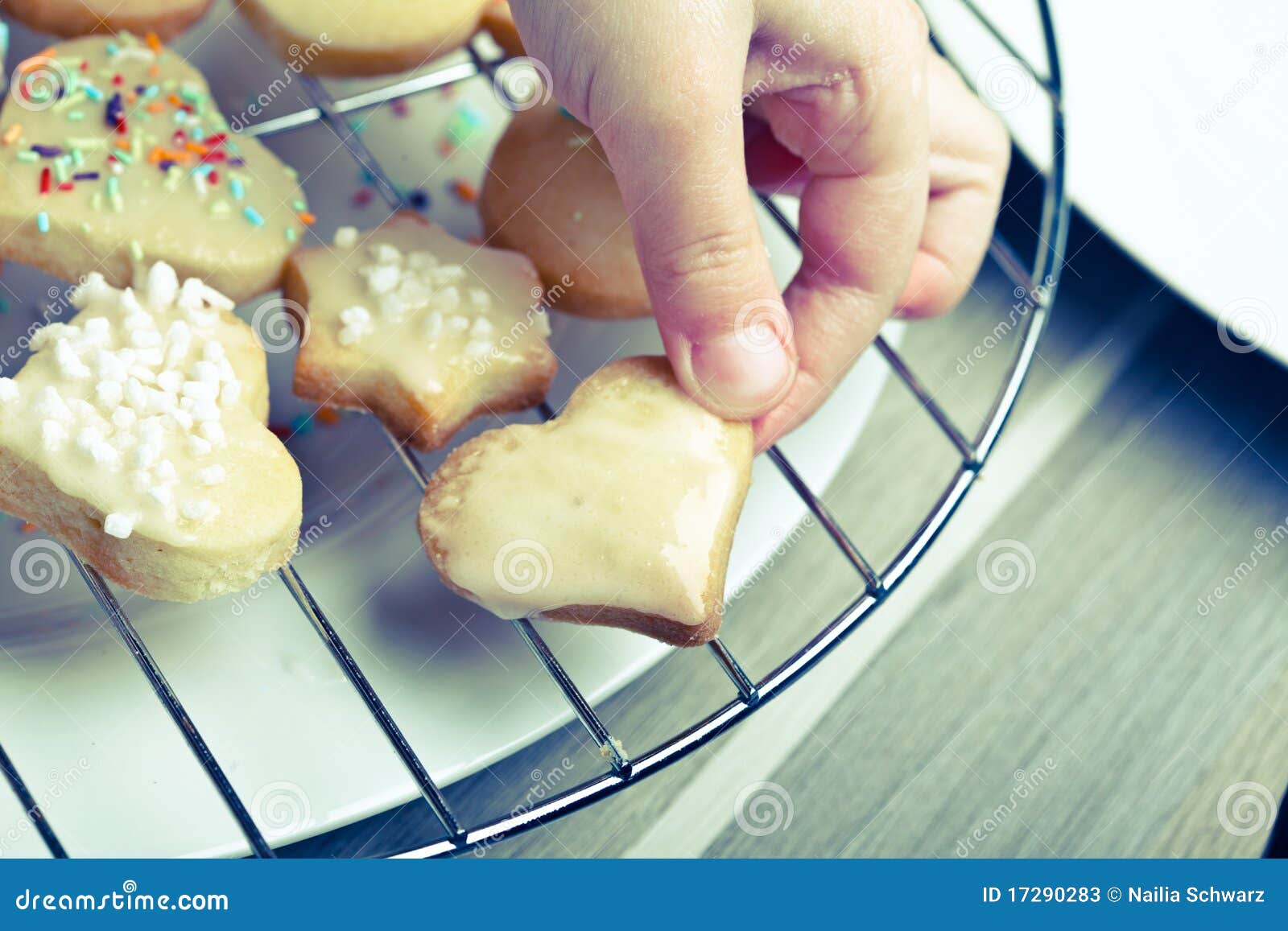 Making Christmas Cookies stock image. Image of cutter - 17290283