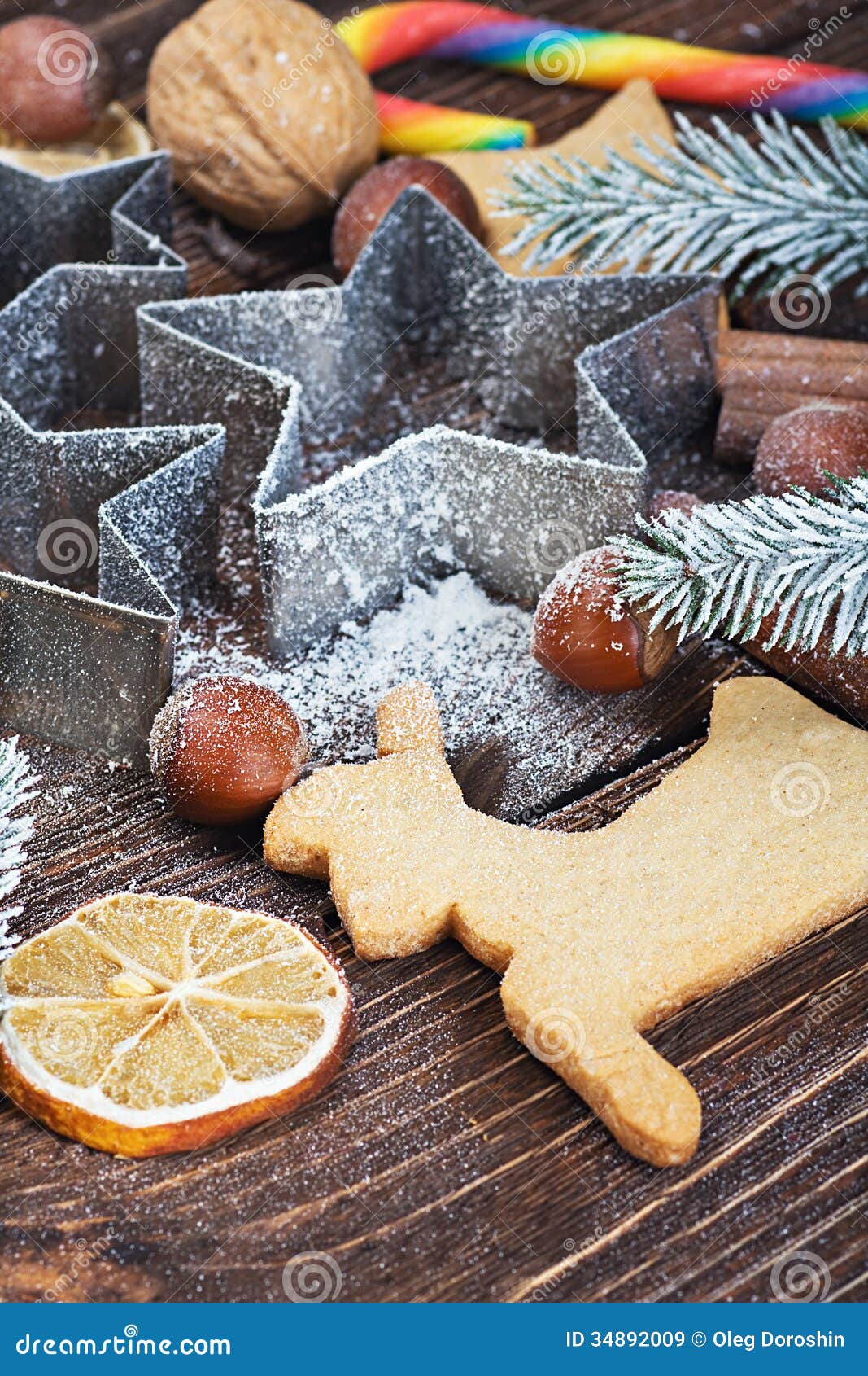 Making Christmas Cookies, Bakeware Stock Image - Image of food ...