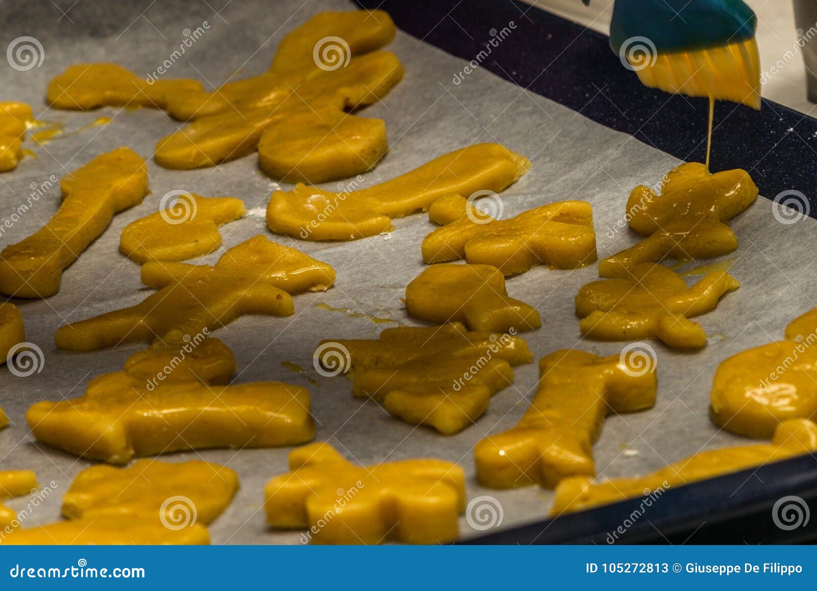 Making Christmas Cookies at Home - 3 Stock Image - Image of home ...