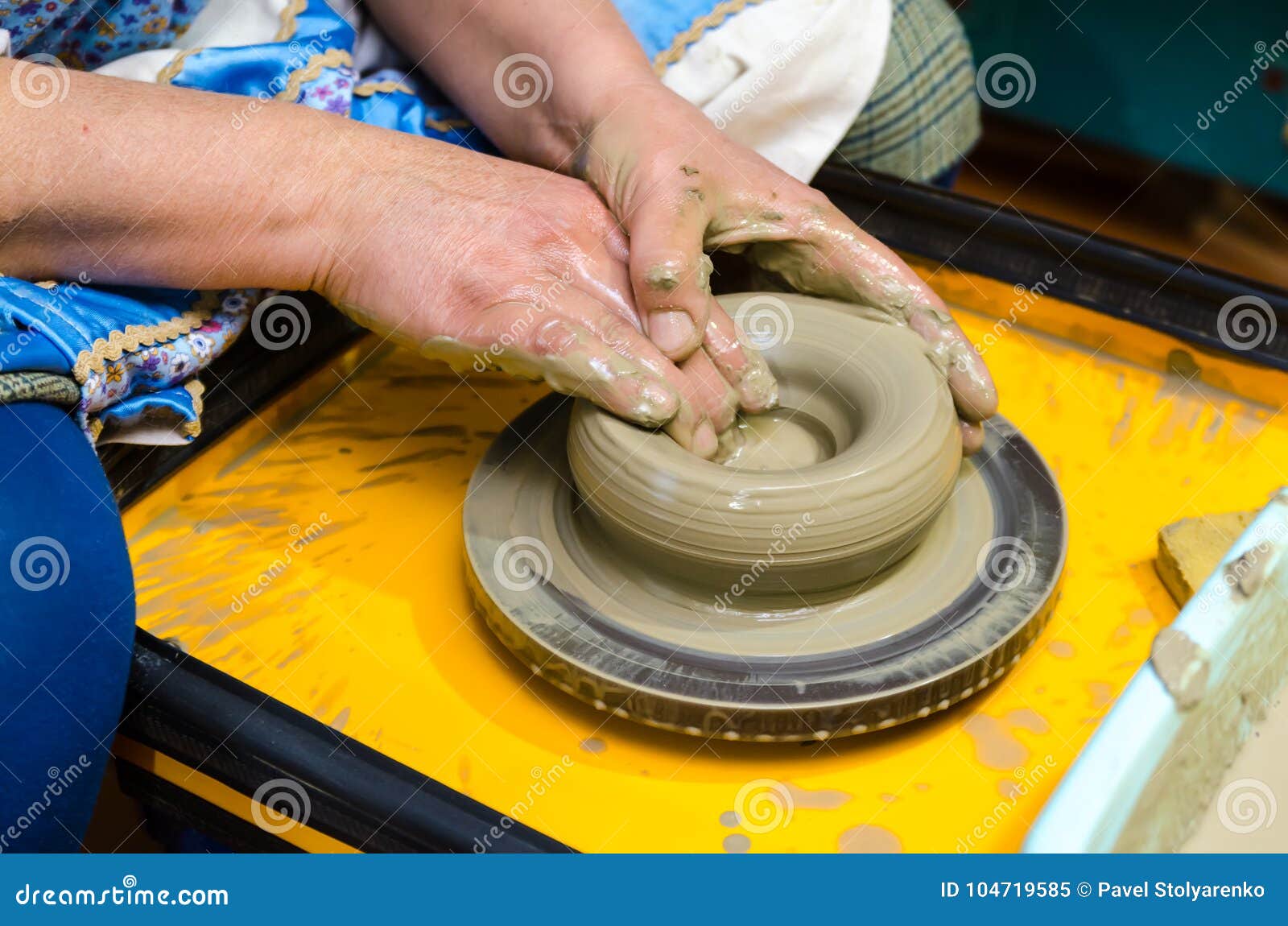 Making clay pots stock image. Image of culture, craft - 104719585