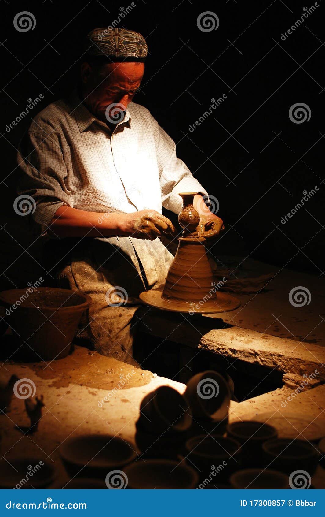 An Old Clay Vase From The Neolithic Period. The Oldest Pottery In The ...