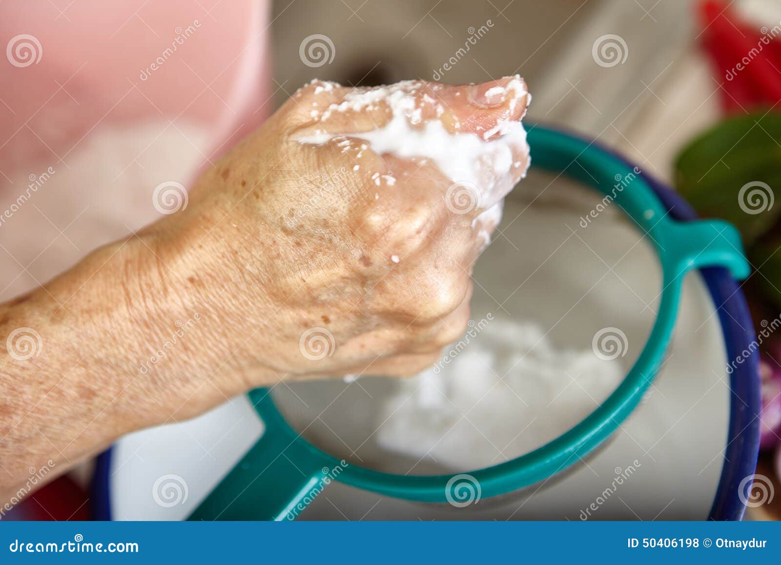 Making coconut milk stock photo. Image of ingredient - 50406198