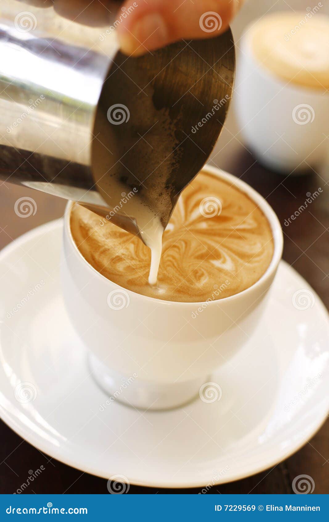Making coffee art stock image. Image of closeup, smell - 7229569