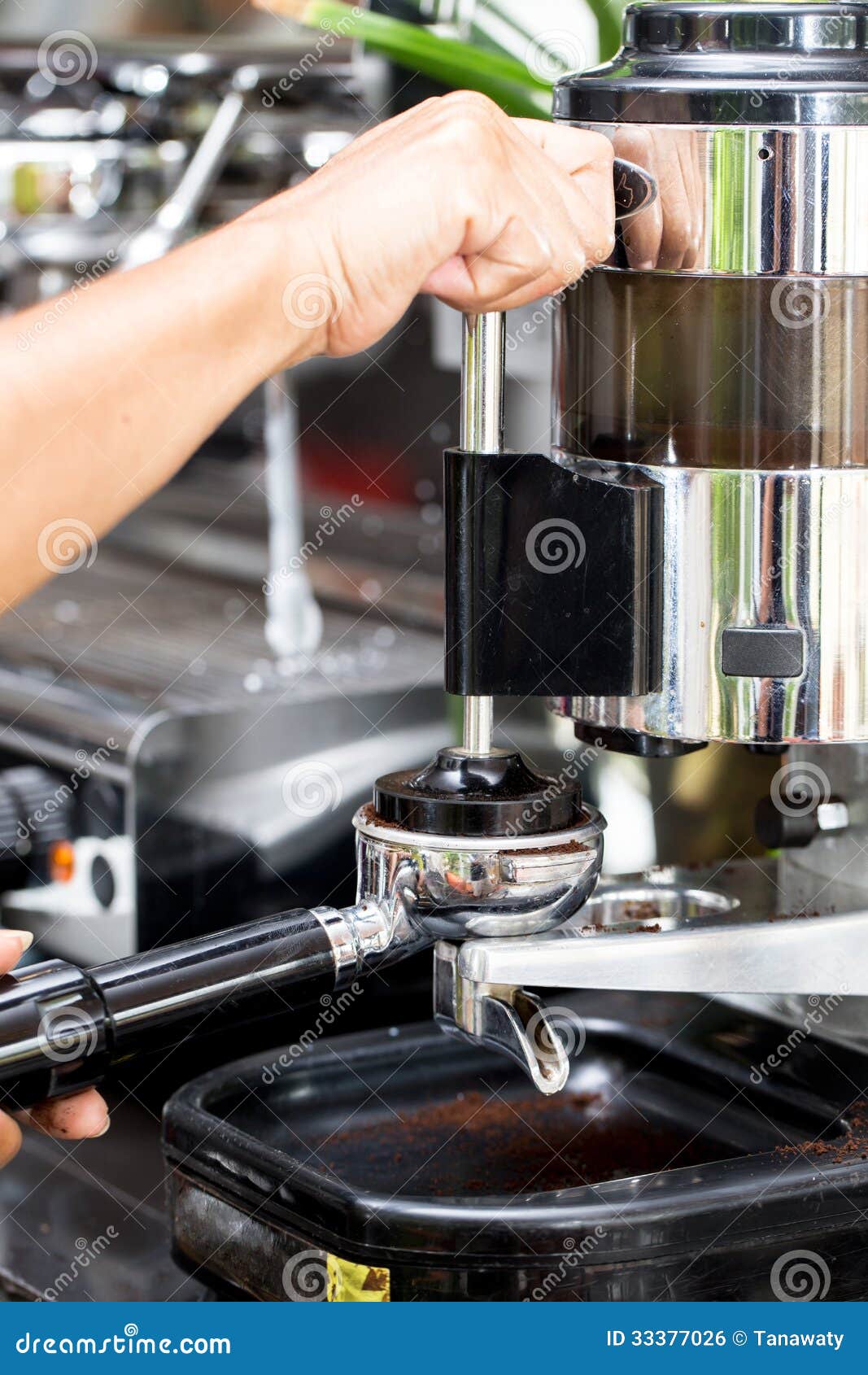 Making coffee stock photo. Image of drip, aroma, kitchen - 33377026