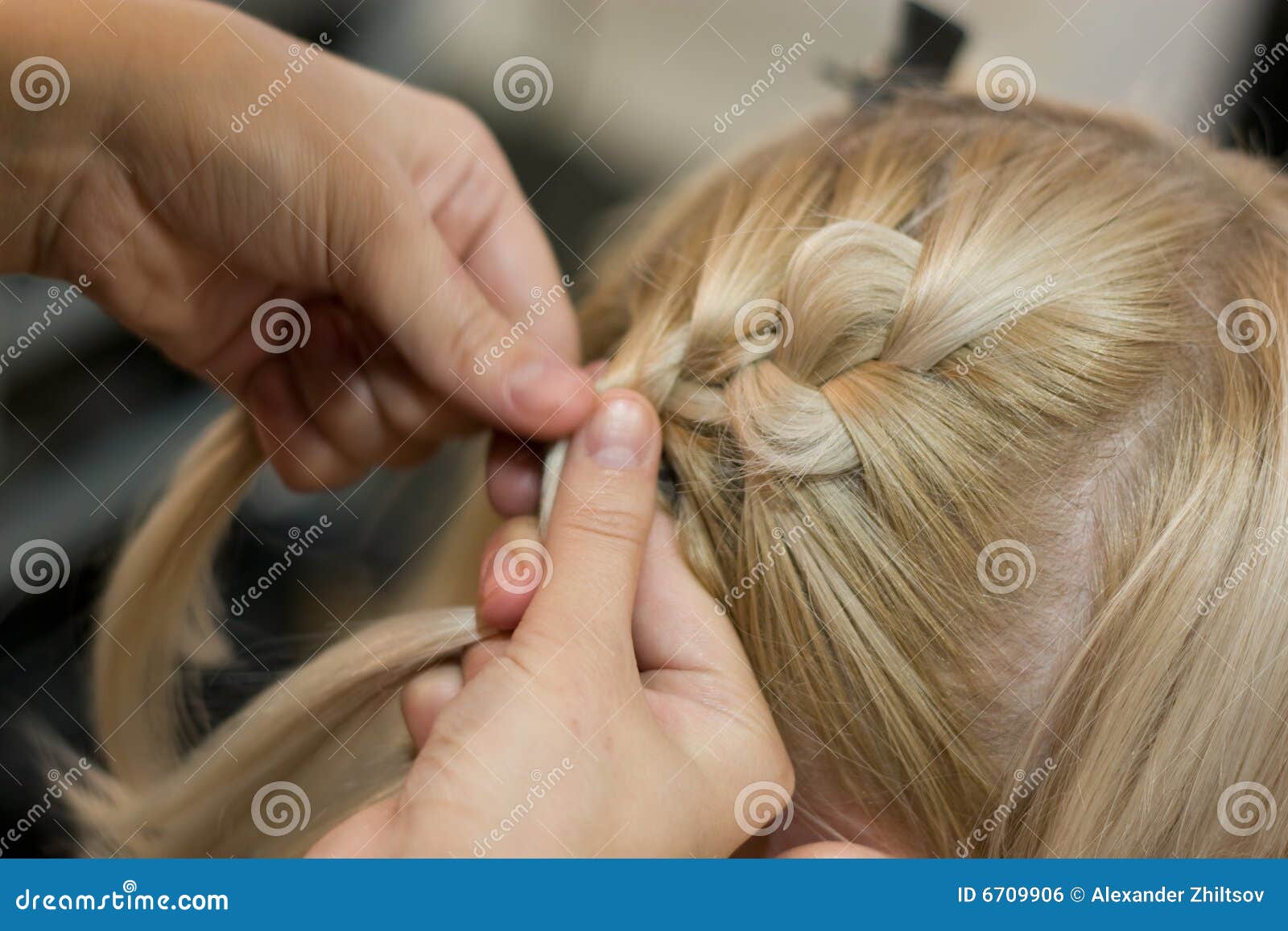Making coiffure stock photo. Image of coiffure, hairdresser - 6709906